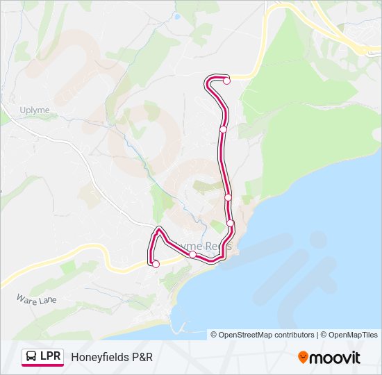 lpr Route: Schedules, Stops & Maps - Honeyfields P&R (Updated)