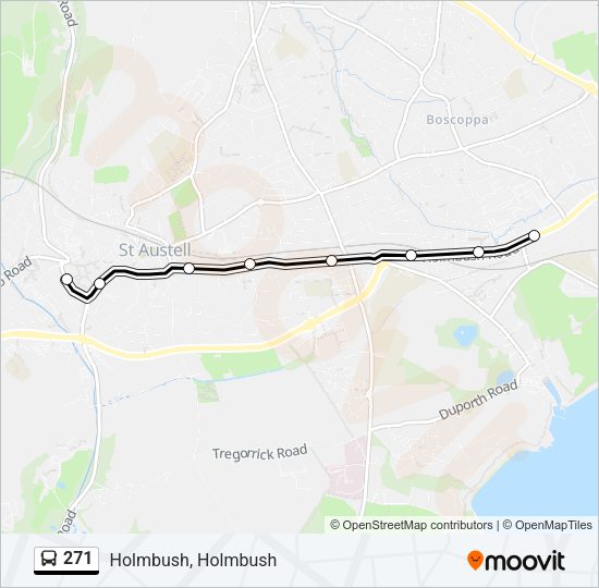 271 Route: Schedules, Stops & Maps - Holmbush, Holmbush (Updated)