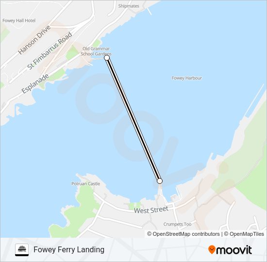 FOWEY POLRUAN FERRY Route: Schedules, Stops & Maps - Fowey Ferry ...