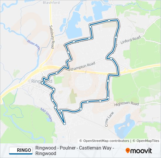 ringo Route: Schedules, Stops & Maps - Ringwood (Updated)