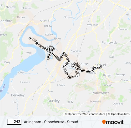 242 Route: Schedules, Stops & Maps - Stroud (Updated)