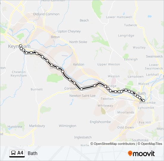 a4 Route: Schedules, Stops & Maps - Bath (Updated)