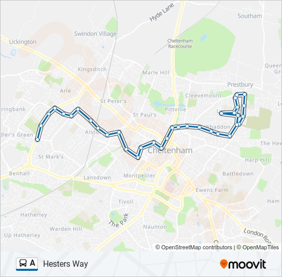 a Route: Schedules, Stops & Maps - Hesters Way (Updated)