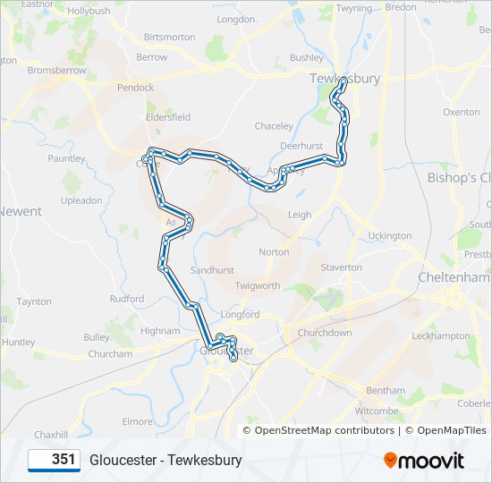 351 Route: Schedules, Stops & Maps - Gloucester (Updated)