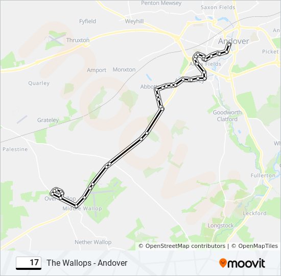 17 Route: Schedules, Stops & Maps - Andover (Updated)