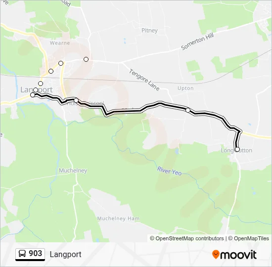 903 Route: Schedules, Stops & Maps - Langport (Updated)