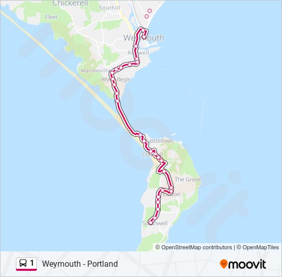 1 Route: Schedules, Stops & Maps - Southwell (Updated)