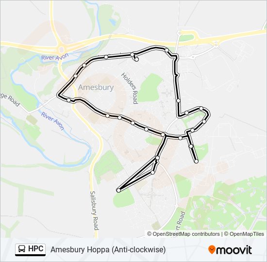 hpc Route: Schedules, Stops & Maps - Amesbury (Updated)