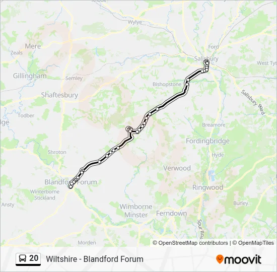 20 Route: Schedules, Stops & Maps - Salisbury (Updated)