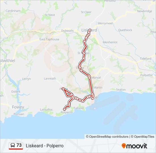 73 Route: Schedules, Stops & Maps - School & Community (Updated)