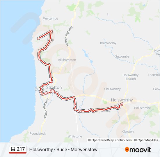 217 Route: Schedules, Stops & Maps - Holsworthy (Updated)