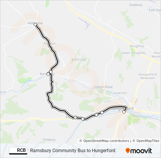 rcb Route: Schedules, Stops & Maps - Aldbourne (Updated)