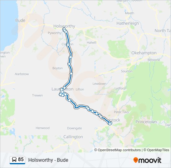 85 Route: Schedules, Stops & Maps - Holsworthy (Updated)