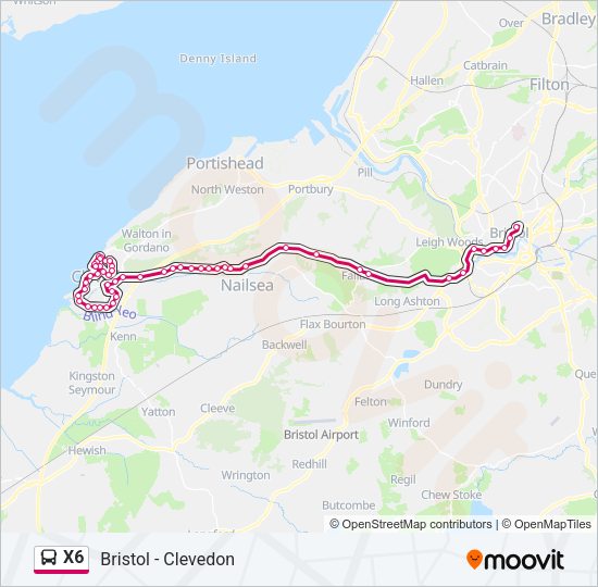 x6 Route: Schedules, Stops & Maps - Bristol Bus Station (Updated)