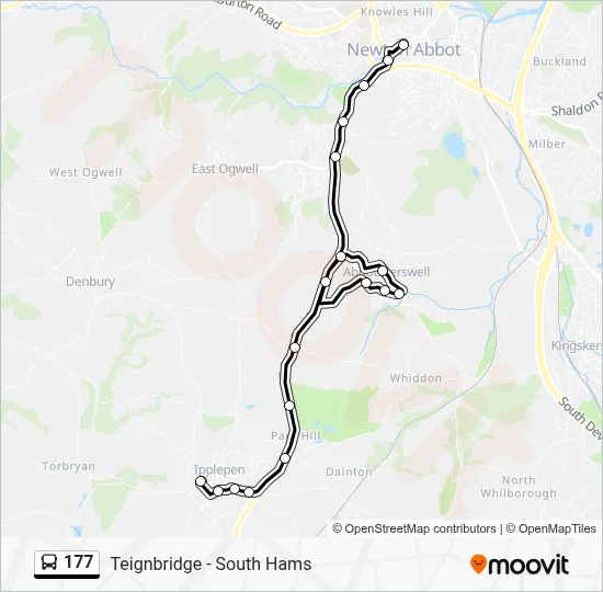 177 Route: Schedules, Stops & Maps - Ipplepen (Updated)