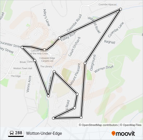 288 Route: Schedules, Stops & Maps - Coombe (Updated)