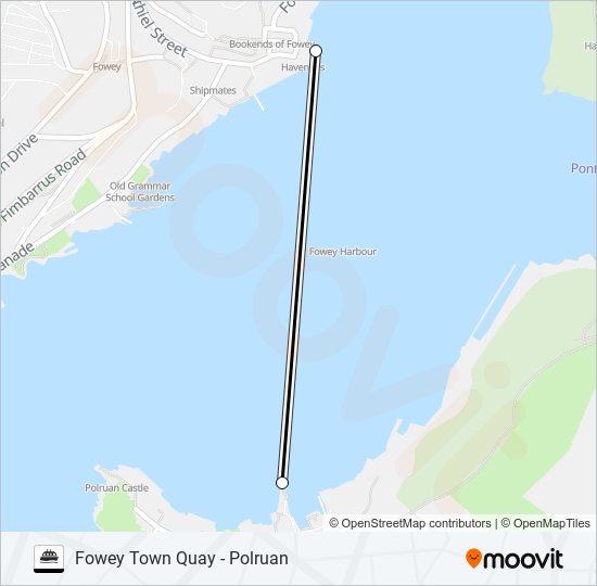 fowey polruan ferry Route: Schedules, Stops & Maps - Polruan (Updated)
