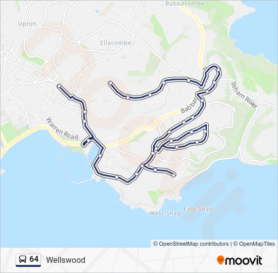 64 Route: Schedules, Stops & Maps - Wellswood (Updated)