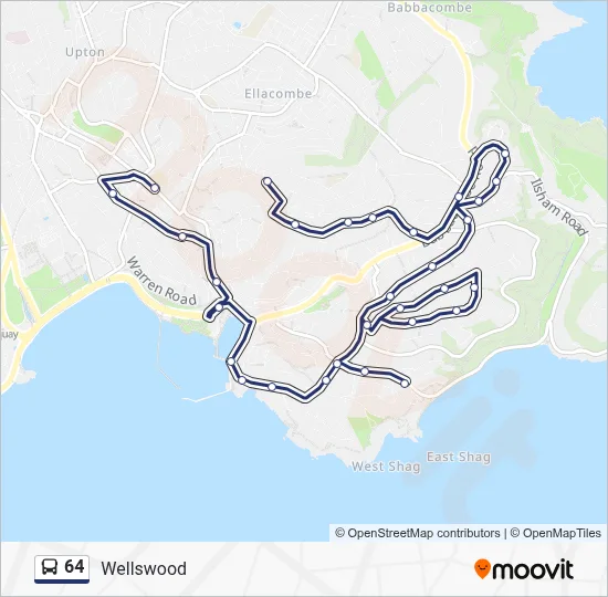 64 Route: Schedules, Stops & Maps - Wellswood (Updated)