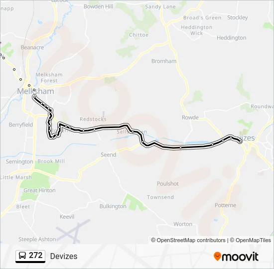 272 Route: Schedules, Stops & Maps - Devizes (Updated)