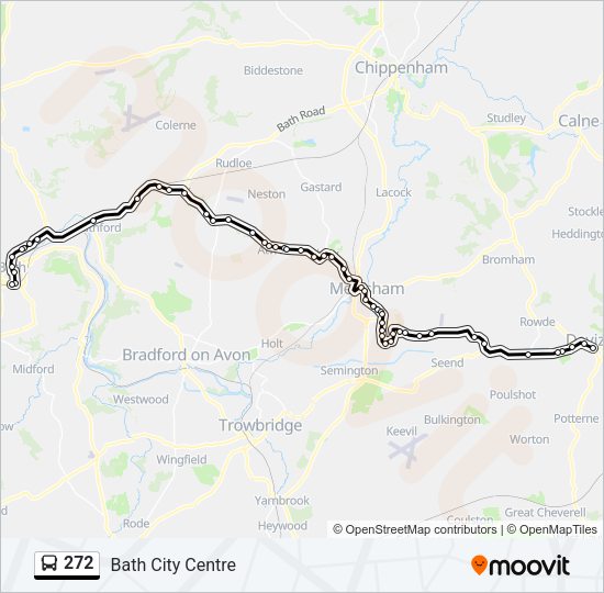 272 Route: Schedules, Stops & Maps - Bath City Centre (Updated)