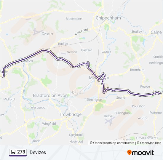 273 Route: Schedules, Stops & Maps - Devizes (Updated)