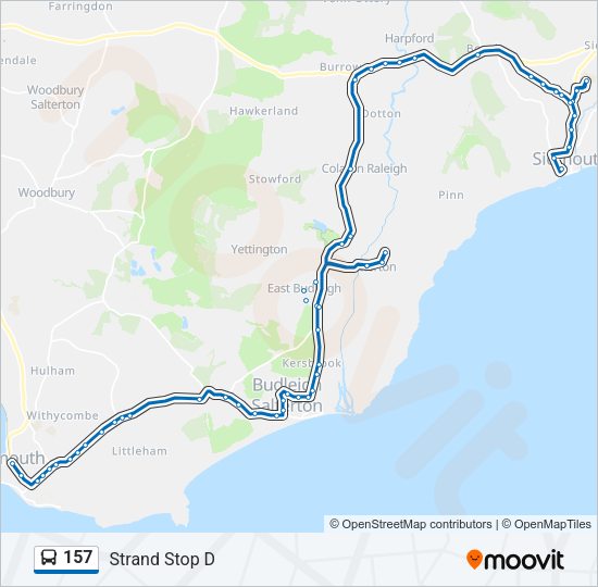 157 Route: Schedules, Stops & Maps - Strand Stop D (Updated)