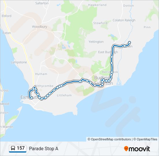 157 Route: Schedules, Stops & Maps - Parade Stop A (Updated)