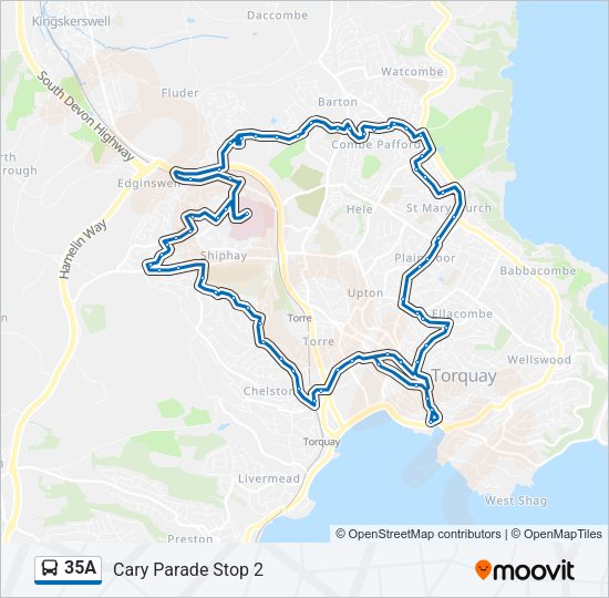 35a Route: Schedules, Stops & Maps - Cary Parade Stop 2 (Updated)