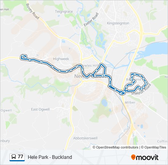 77 Route: Schedules, Stops & Maps - Hele Park (Updated)