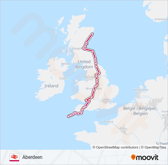 crosscountry Route: Schedules, Stops & Maps - Aberdeen (Updated)
