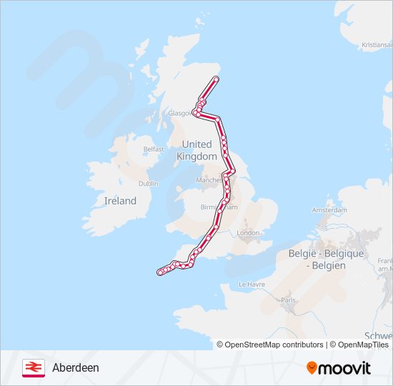 crosscountry Route: Schedules, Stops & Maps - Aberdeen (Updated)