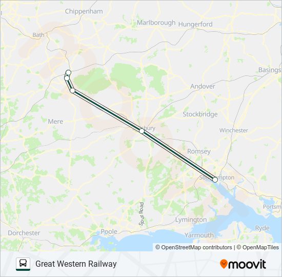 great western railway Route: Schedules, Stops & Maps - Bus Replacement ...