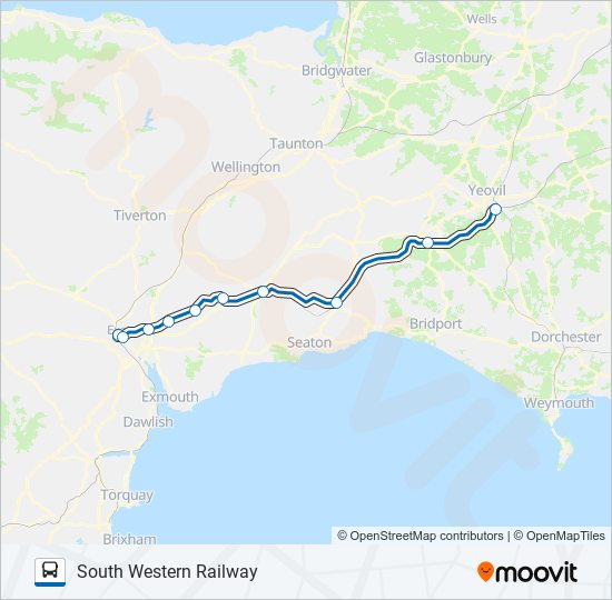 south western railway Route: Schedules, Stops & Maps - Bus Replacement ...