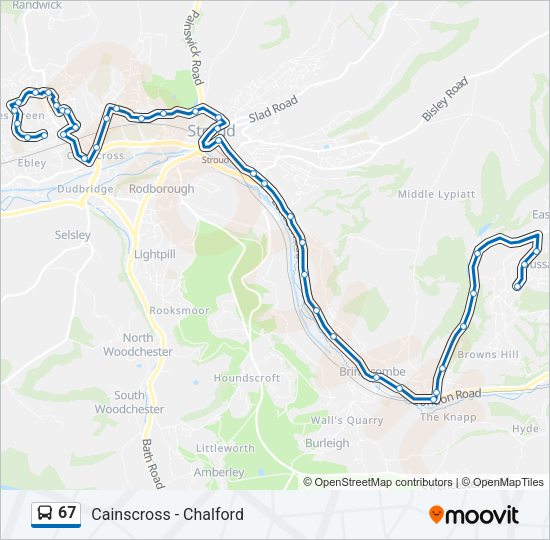 67 Route: Schedules, Stops & Maps - Bussage (Updated)