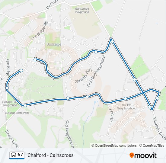 67 Route: Schedules, Stops & Maps - Bussage Dorington Court (Updated)