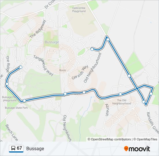 67 Route: Schedules, Stops & Maps - Bussage (Updated)