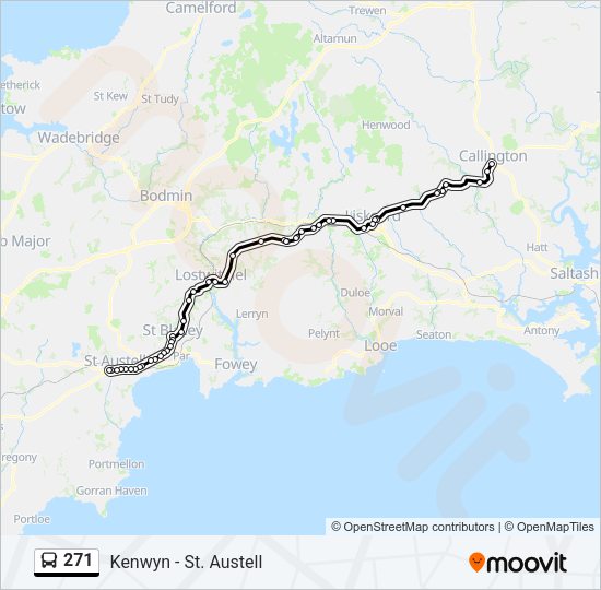 271 Route: Schedules, Stops & Maps - Truro College (Updated)