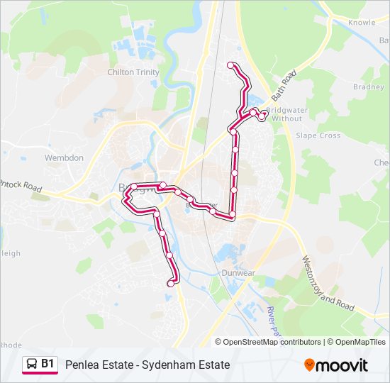 b1 Route: Schedules, Stops & Maps - Hamp (Updated)