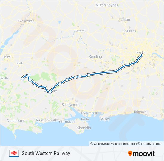 south western railway Route: Schedules, Stops & Maps - Frome (Updated)