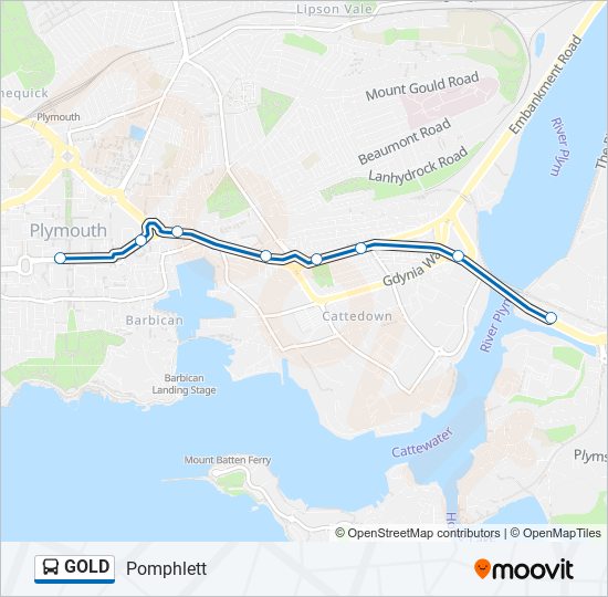 gold Route: Schedules, Stops & Maps - Pomphlett (Updated)