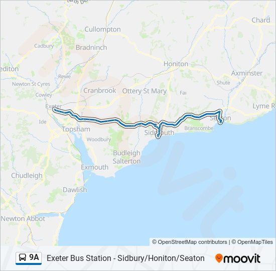 9a Route: Schedules, Stops & Maps - Seaton (Updated)