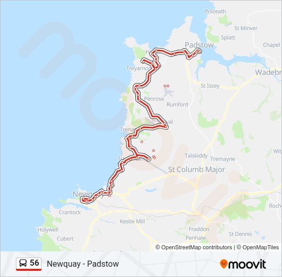56 Route: Schedules, Stops & Maps - Bus Station (Updated)