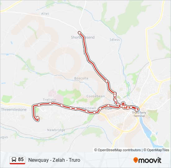 85 Route: Schedules, Stops & Maps - Shortlanesend (Updated)