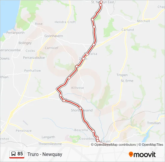 85 Route: Schedules, Stops & Maps - Shortlanesend (Updated)