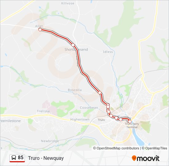 85 Route: Schedules, Stops & Maps - Allet (Updated)