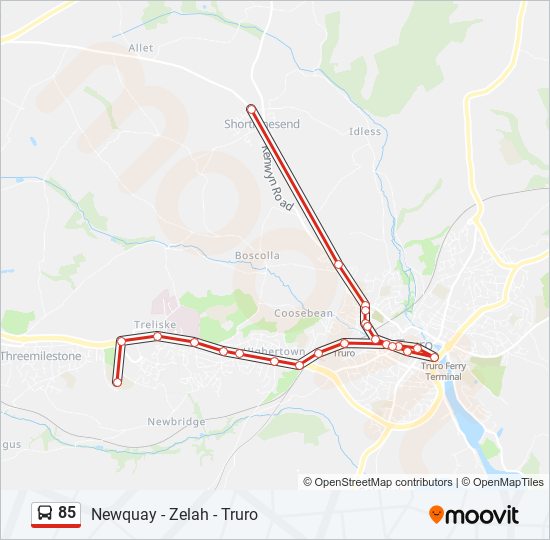 85 Route: Schedules, Stops & Maps - Shortlanesend (Updated)