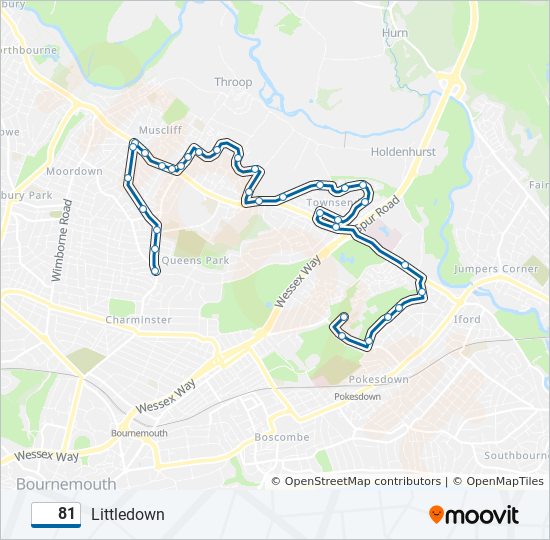 81 Route: Schedules, Stops & Maps - Littledown (Updated)