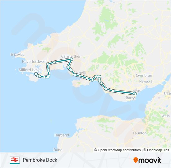 transport for wales Route: Schedules, Stops & Maps - Pembroke Dock ...