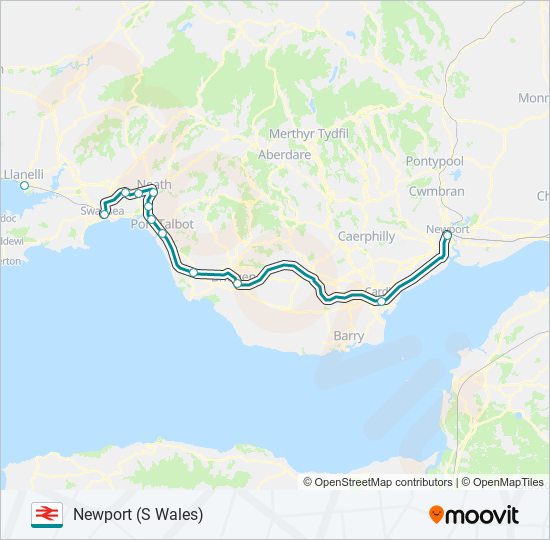 transport for wales Route: Schedules, Stops & Maps - Newport (S Wales ...